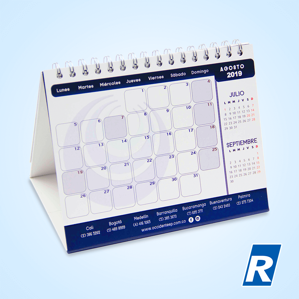 Calendarios Landing – Impresos Richard